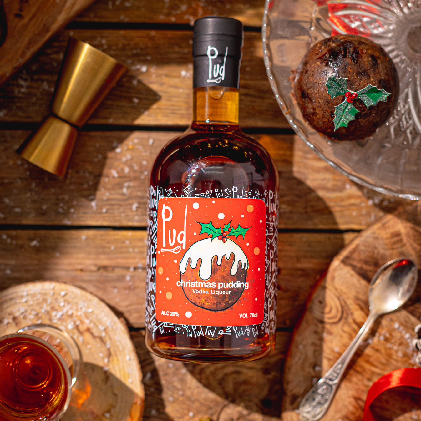 Pud Christmas Pudding Vodka Liqueur 70cl – puddrinks
